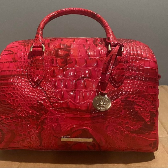 Brahmin | Bags | Brahmin Red Flare Stacy | Poshmark